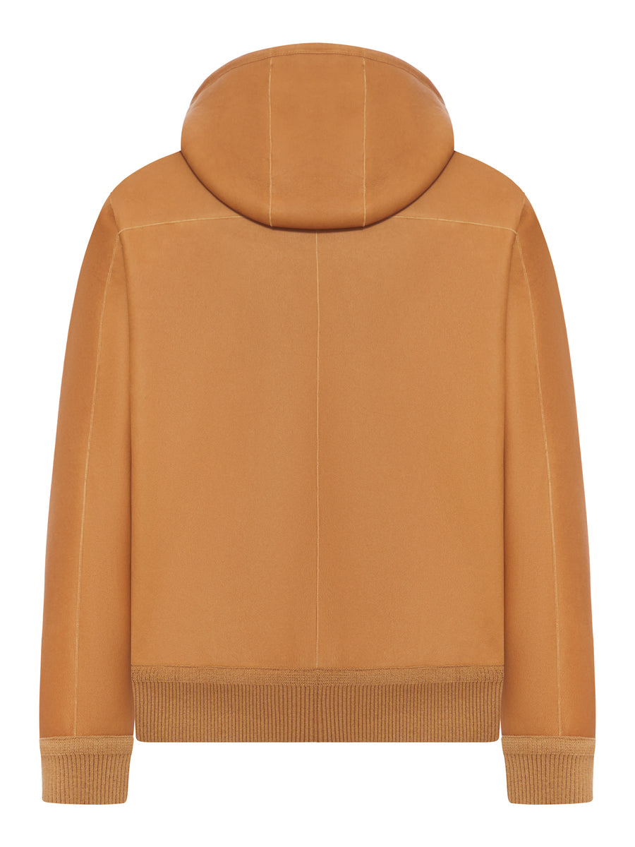 SHEARLING JACKET WITH HOOD – Suit Negozi Uk